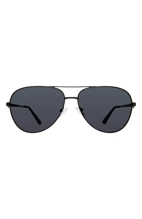 Kurt Geiger Shoreditch Aviator Sunglasses - Black/gray