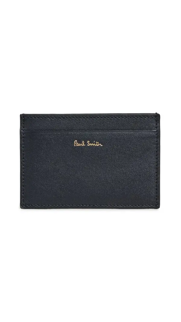Paul Smith Multi Stripe Card Case - Blacks