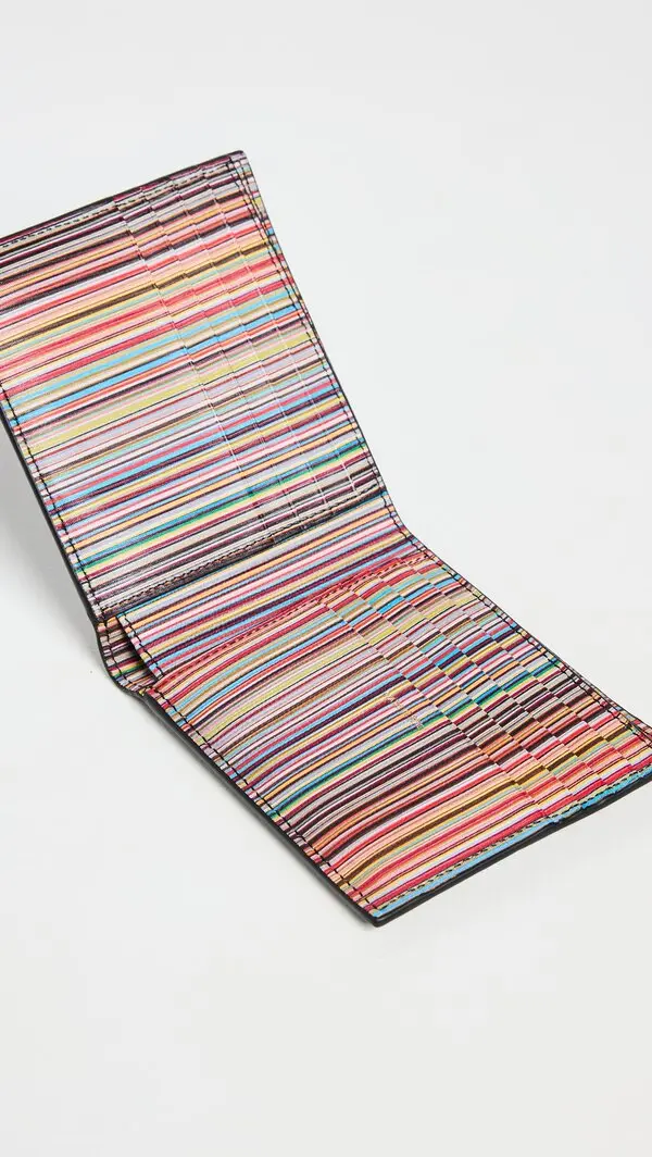 Paul Smith Multi Stripe Bifold Wallet