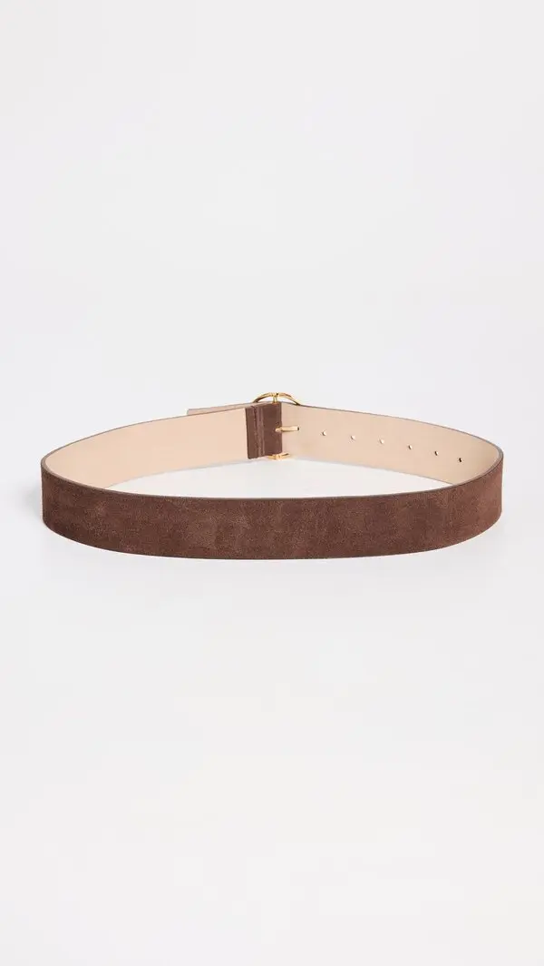 B-low The Belt Molly Suede Belt - Chocolate Gold