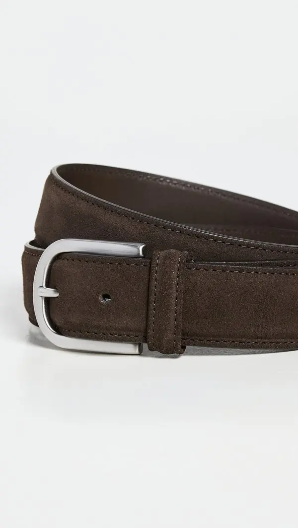Anderson's Suede Belt - Brown M9