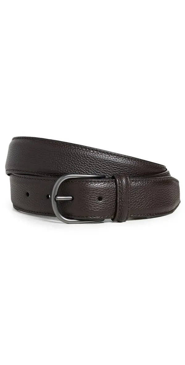 Anderson's Textured Leather Belt - Brown M1