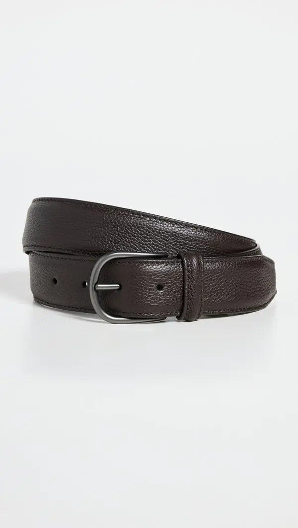 Anderson's Textured Leather Belt - Brown M1