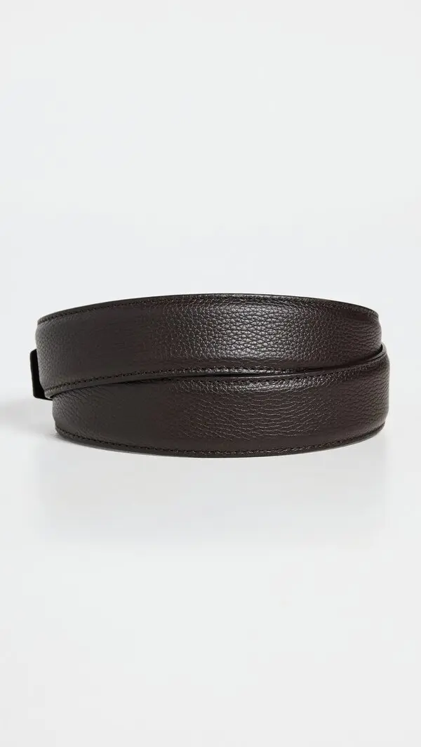 Anderson's Textured Leather Belt - Brown M1