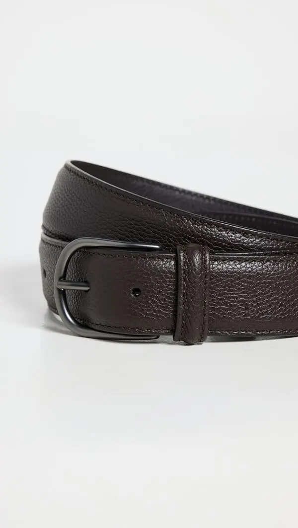 Anderson's Textured Leather Belt - Brown M1