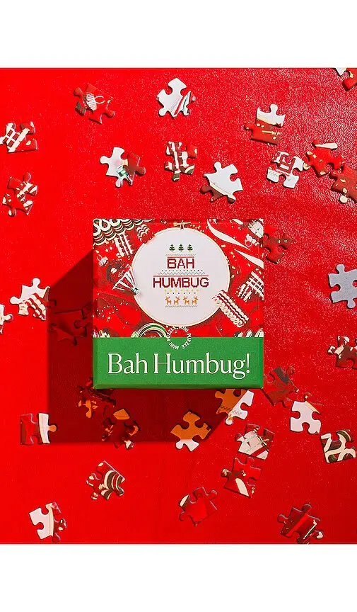 PIECEWORK Bah Humbug! Mini Puzzle In Red