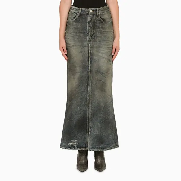 Balenciaga Skirt In Japanese Denim