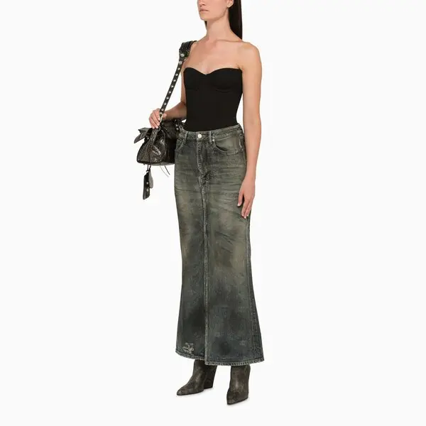 Balenciaga Skirt In Japanese Denim