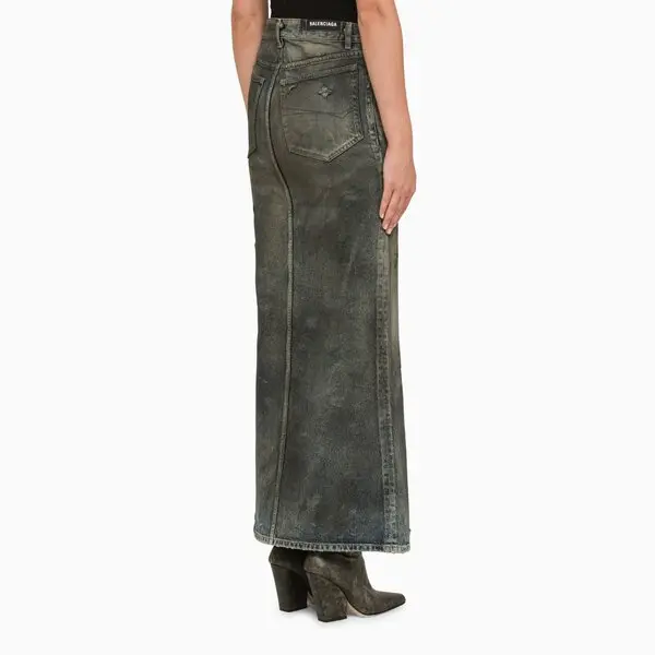 Balenciaga Skirt In Japanese Denim