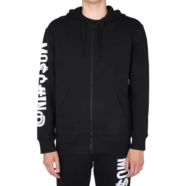 Moschino Cotton Zip-up Sweatshirt