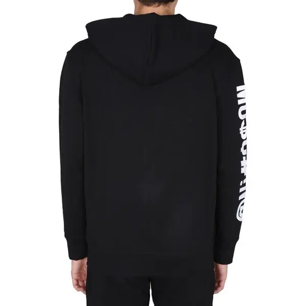 Moschino Cotton Zip-up Sweatshirt