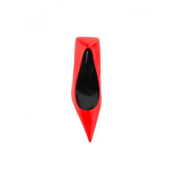 Balenciaga Leather Pointed Toe Stiletto Pumps