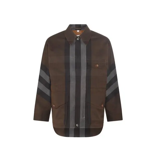 Burberry Long Sleeve Parka Jacket