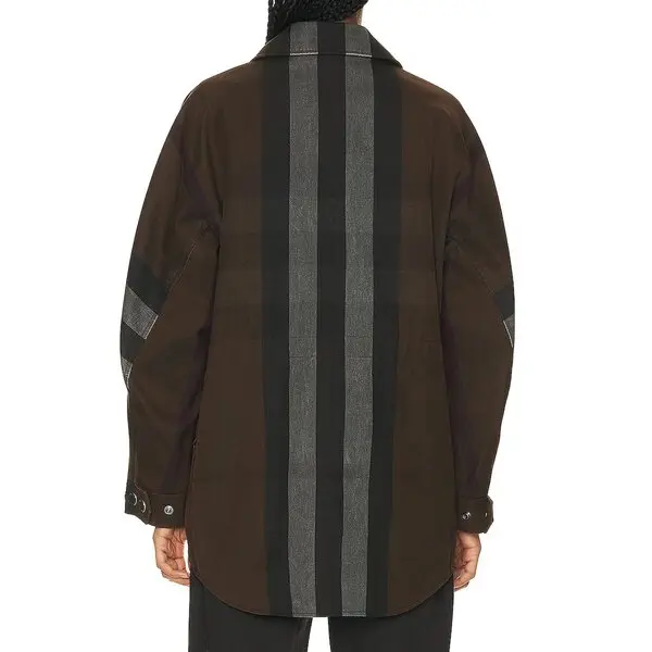 Burberry Long Sleeve Parka Jacket