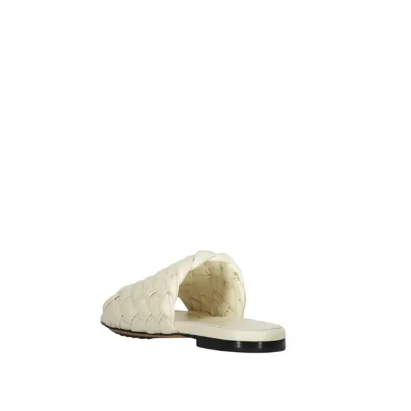Bottega Veneta Leather Mules - White