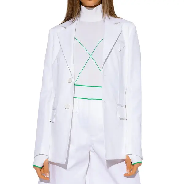 Bottega Veneta Cotton Blazer - White