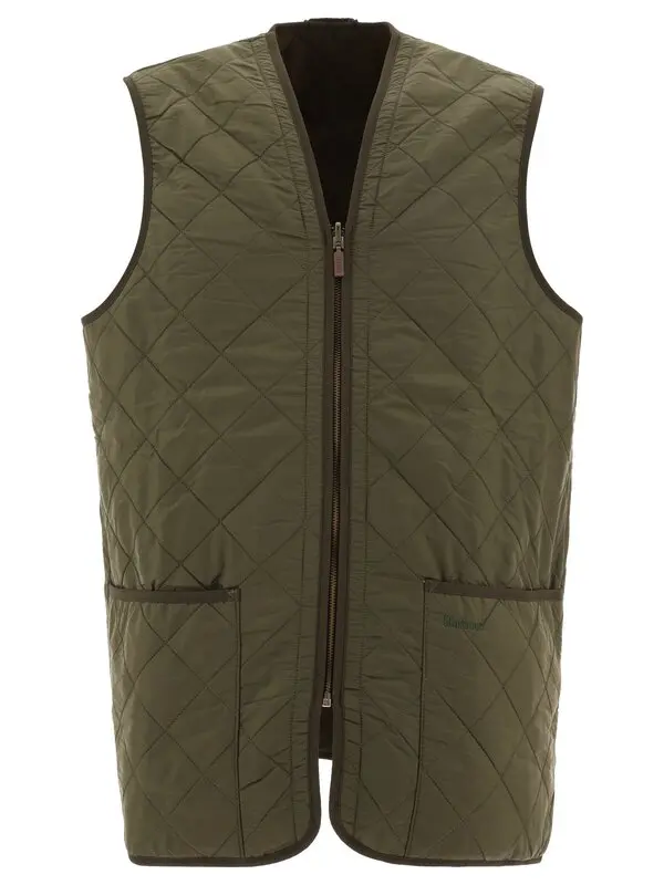 Barbour Polarquilt Reversible Padded Vest - Green