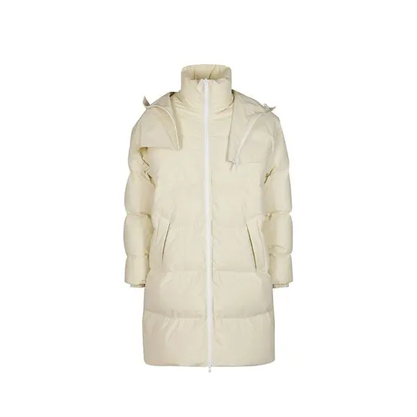 Bottega Veneta Hooded Coat - Beige
