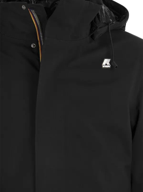 K-WAY Jackel Bonded Padded Hooded Padded Jacket