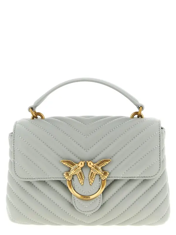 Pinko Mini Lady Love Puff Handbag - Gray