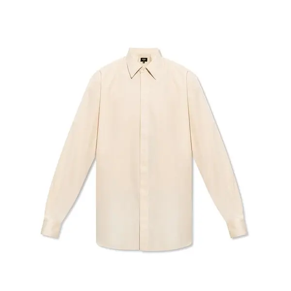 Fendi Embroidered Cotton Shirt