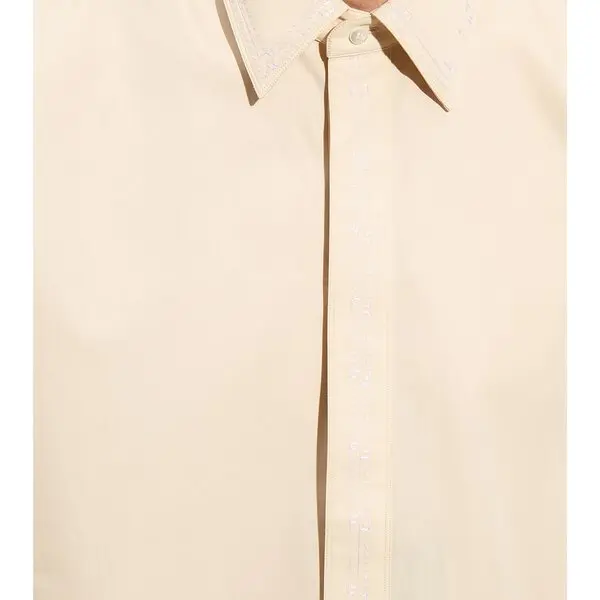 Fendi Embroidered Cotton Shirt