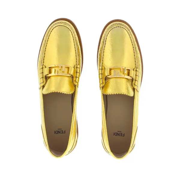 Fendi Leather Loafers