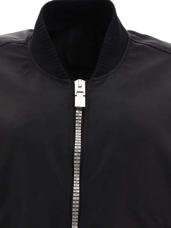 Givenchy Bomber Jacket With Pocket Detail - Black