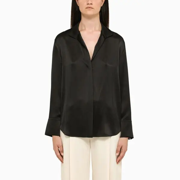 Vince Silk Satin Blouse