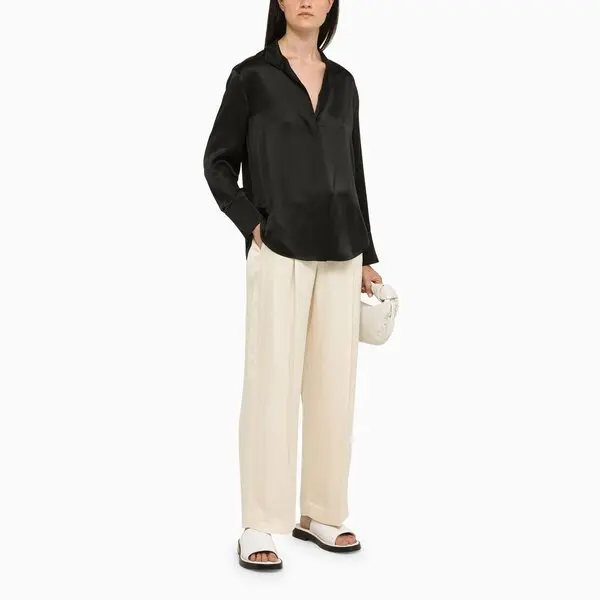 Vince Silk Satin Blouse