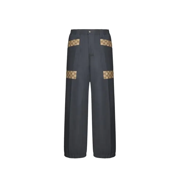 Gucci Cotton Gg Cargo Pants
