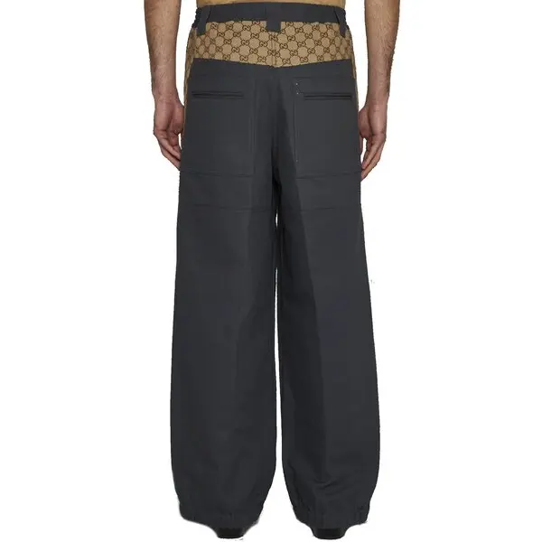 Gucci Cotton Gg Cargo Pants