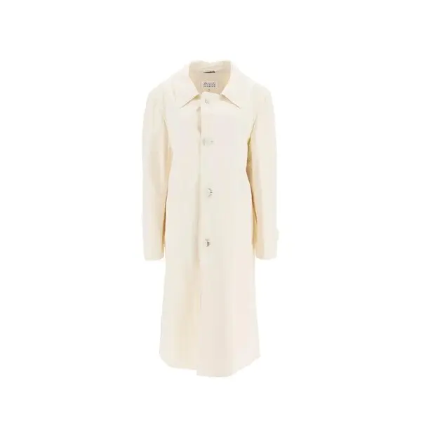 MAISON MARGIELA Cotton Coat - White