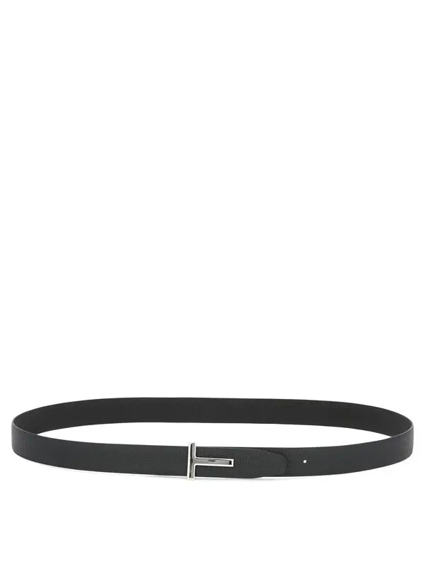 TOM FORD T Icon Reversible Belt - Blue