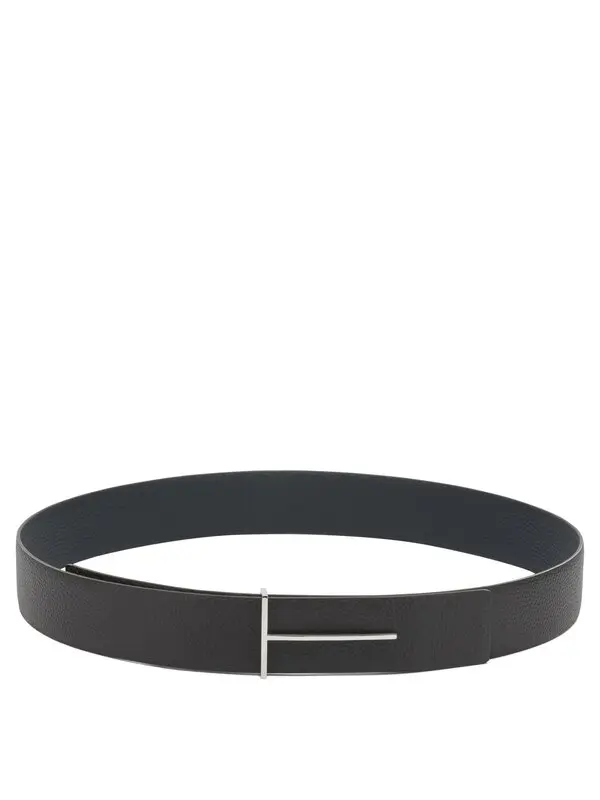 TOM FORD T Icon Reversible Belt - Brown