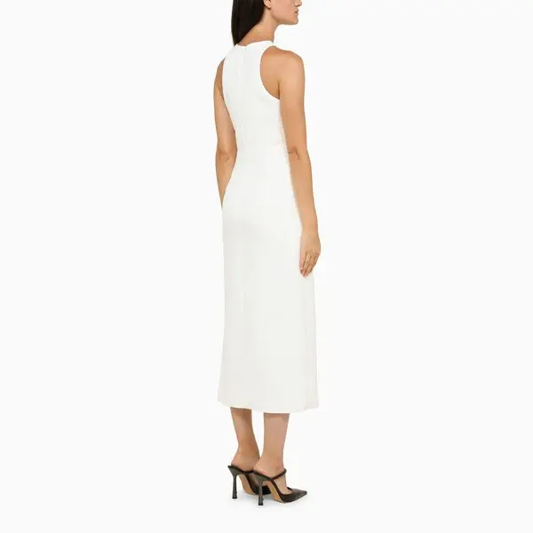 white asymmetrical midi dress Mugler // X H&M Black Mesh Asymmetrical Dress – VSP Consignment