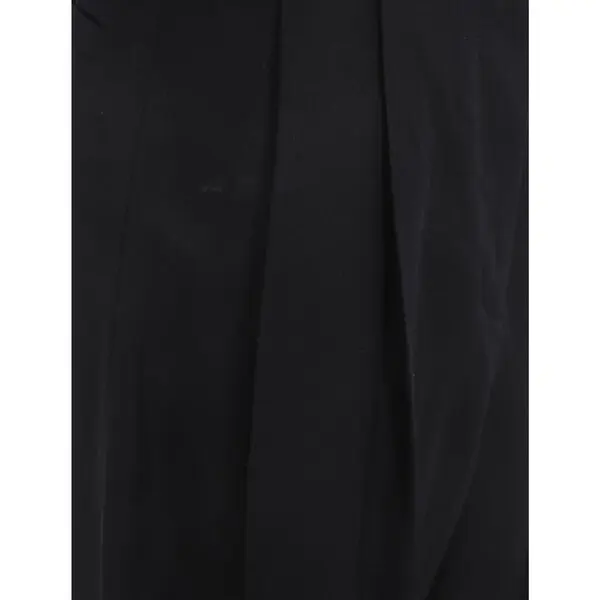FERRAGAMO Silk And Linen Wide Leg Trousers