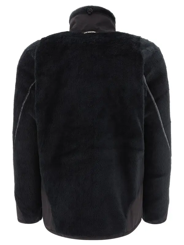 And Wander High Loft Fleece Jacket In Black - 51% Off | Editorialist