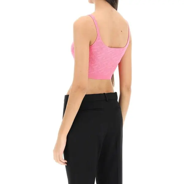Versace La Greca Cropped Top