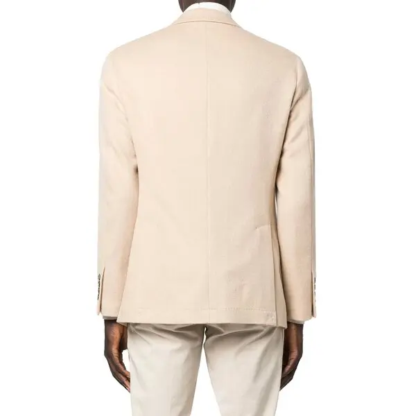 Brunello Cucinelli Wool Double-breasted Jacket - Beige