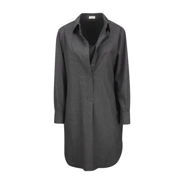 Brunello Cucinelli Wool Shirt Dress