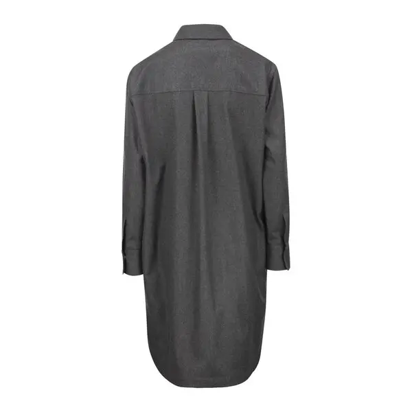 Brunello Cucinelli Wool Shirt Dress