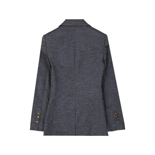 Brunello Cucinelli Wool Blazer - Gray