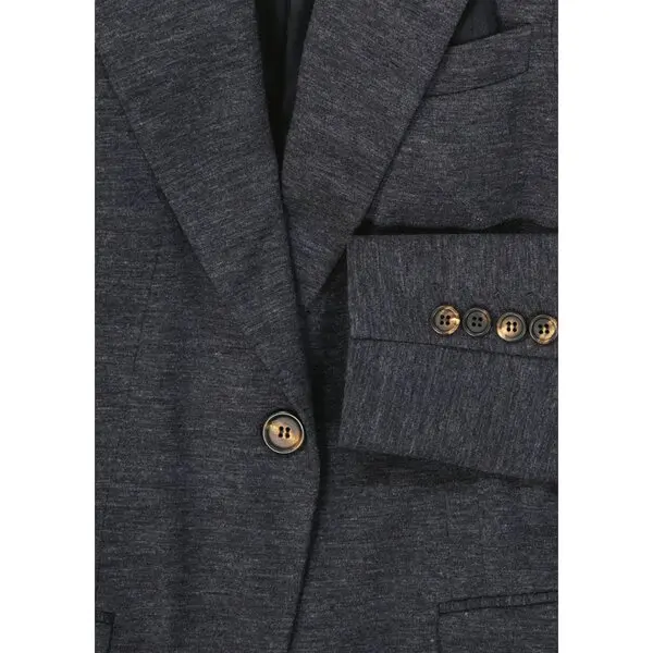 Brunello Cucinelli Wool Blazer - Gray