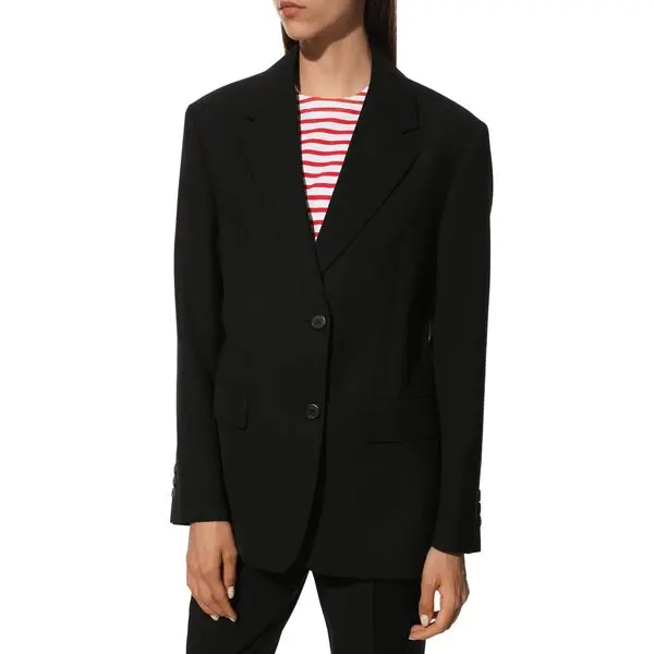 Prada Fleece Wool Jacket - Black
