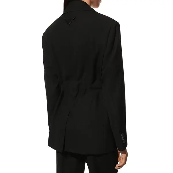Prada Fleece Wool Jacket - Black