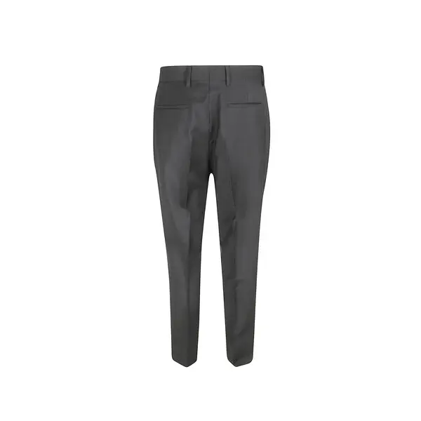 Prada Classic Wool Trousers - Gray