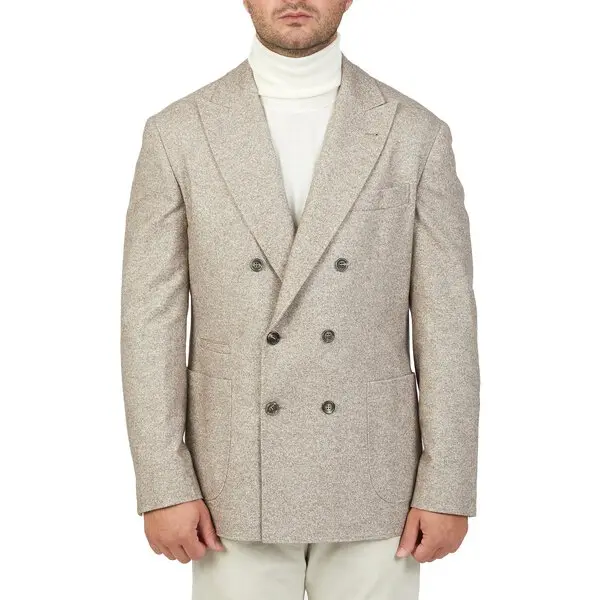 Brunello Cucinelli Double Breasted Wool Jacket