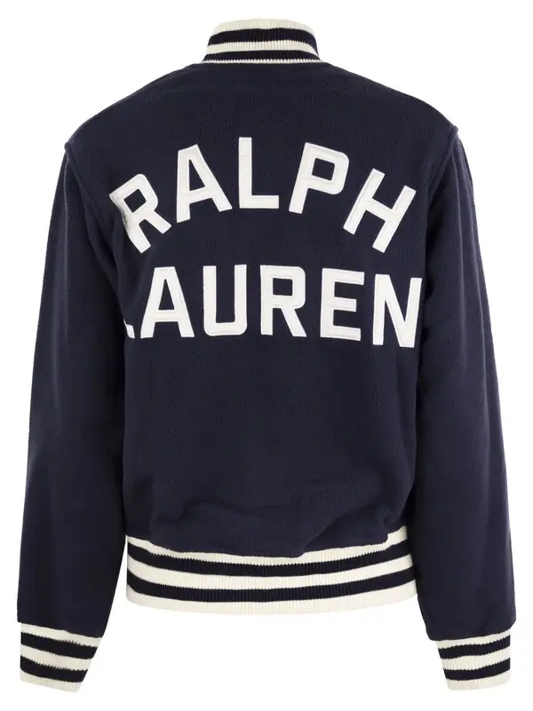 Ralph Lauren Double Sided Bomber Jacket With Rl Logo