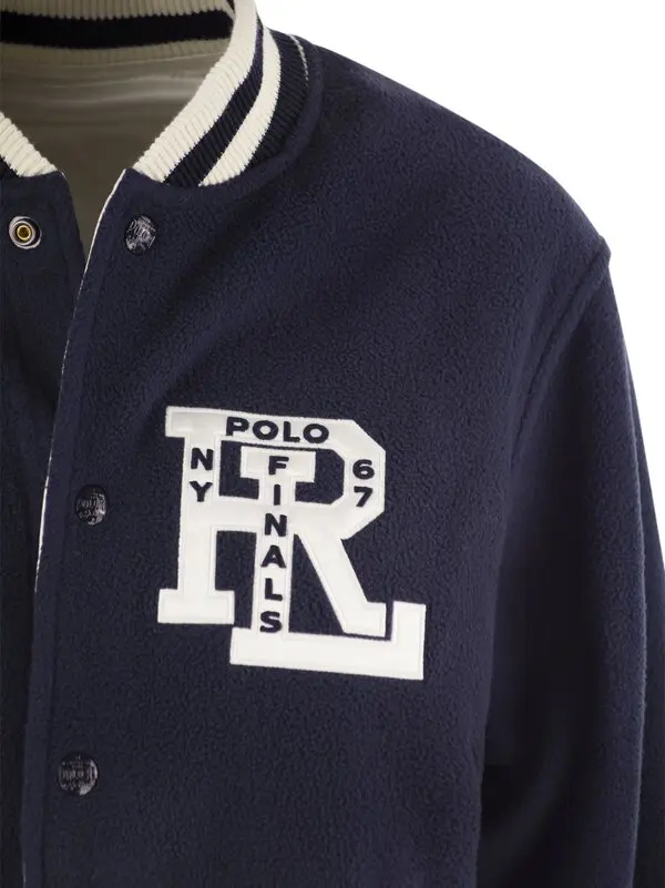 Ralph Lauren Double Sided Bomber Jacket With Rl Logo